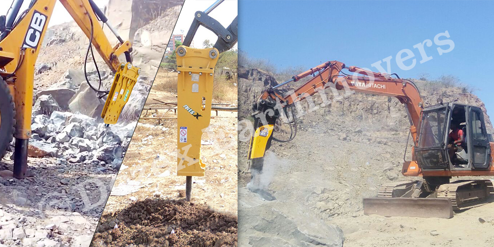 New Rock Breaker, Hydraulic Rock Breakers 10Ton, 20Ton for Sale in India